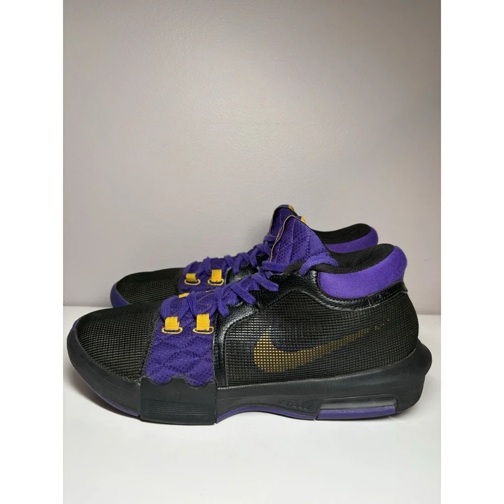 Nike | Shoes | Nike Lebron Witness Viii 8 Lakers Black Purple Fb2239 0 ...